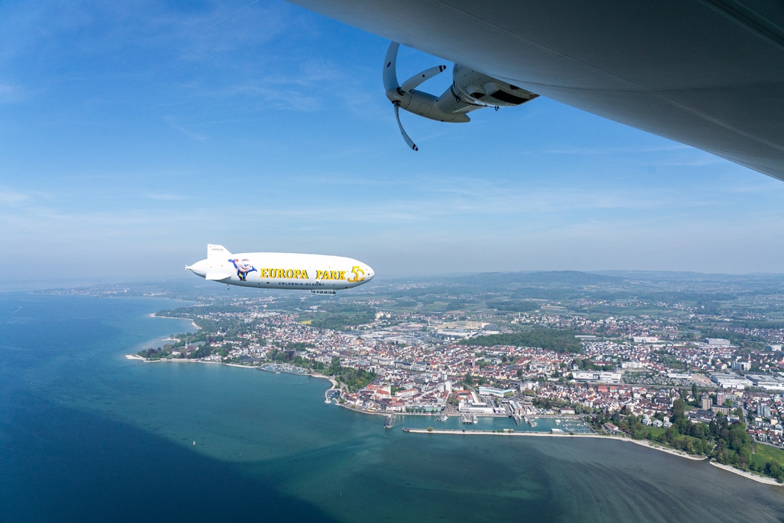 Zurück am Himmel über Süddeutschland: Der Europa-Park-Zeppelin – Region ...