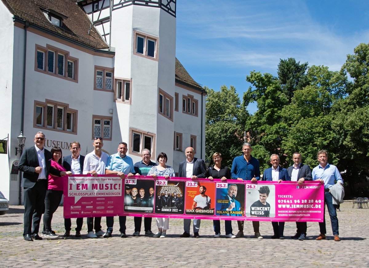 Der Countdown läuft für das I EM Music Festival 2022 in Emmendingen ...